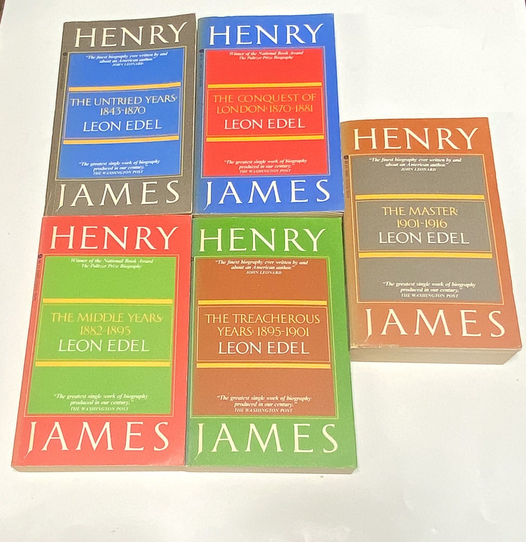 Definitive Writer's Biography 'henry James' by Leon Edel: A Literary ...