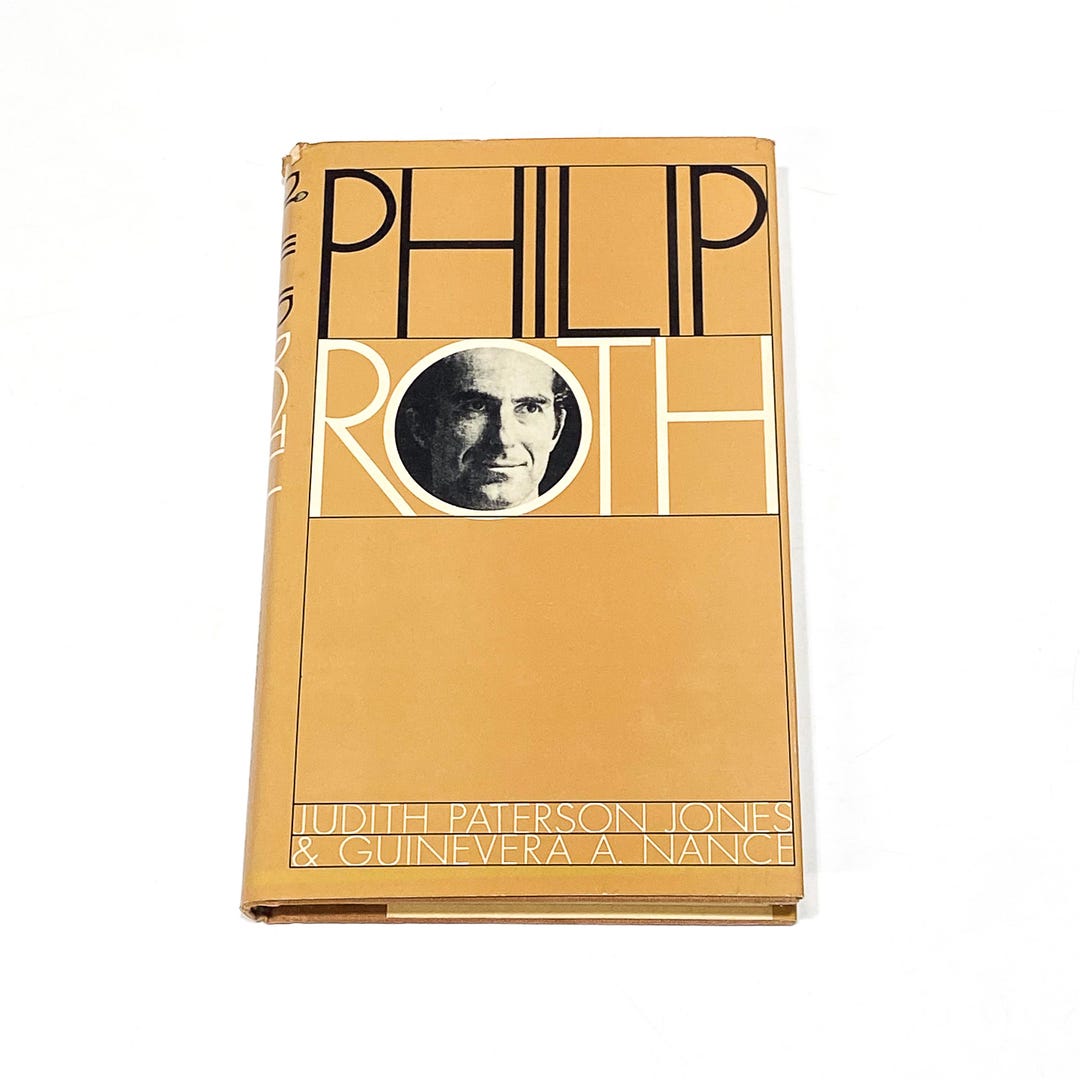 Vintage Philip Roth Biography - Classic Retro Book - Perfect Gift for ...