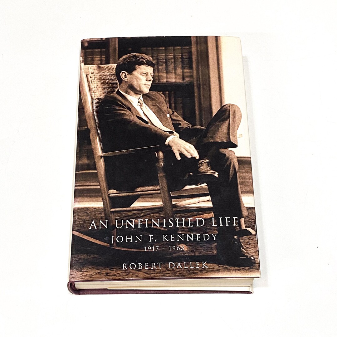 Vintage JFK Biography - Unfinished Life - Classic Retro Book for Lovers ...