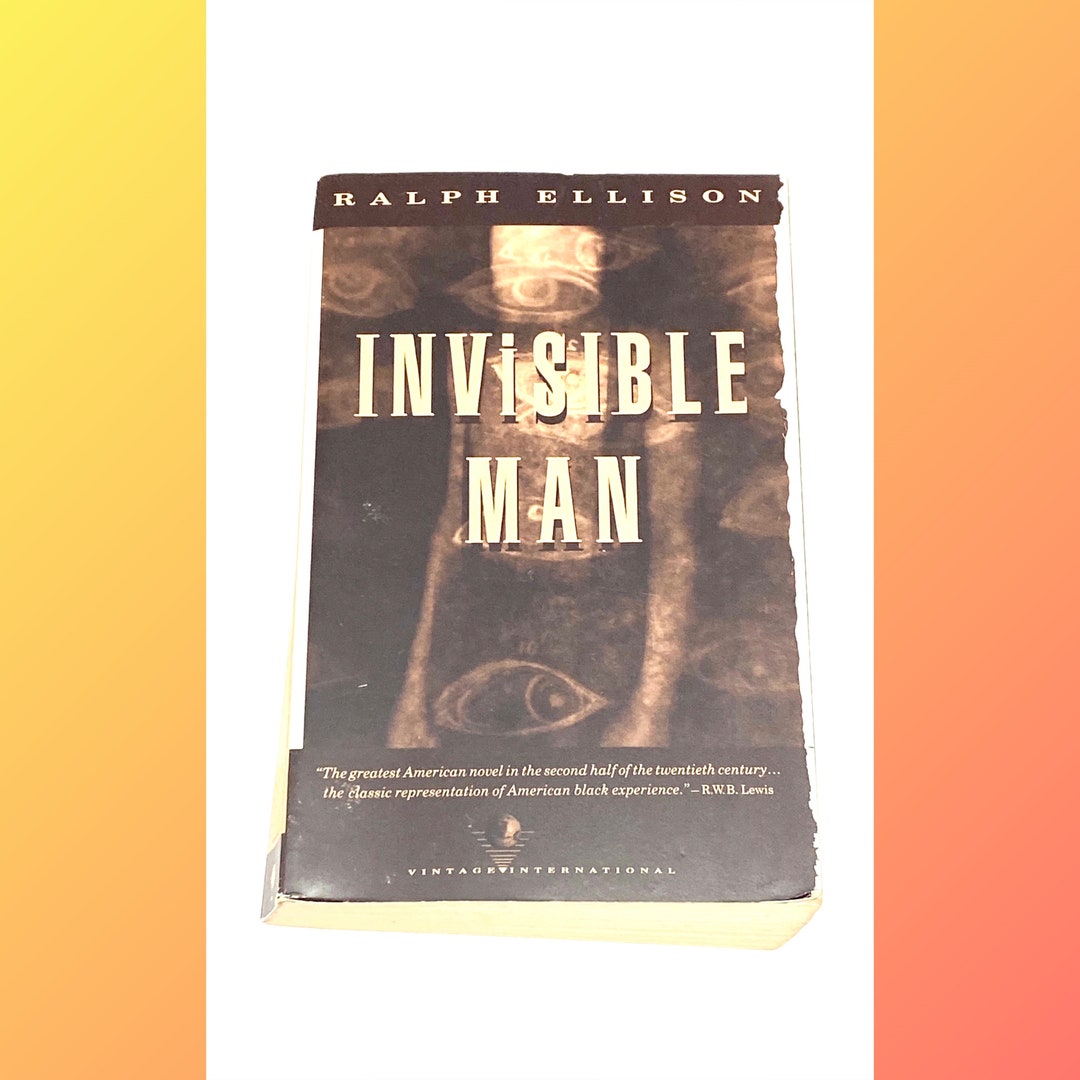 Ralph Ellison Invisible Man Classic Literature Fiction Novel Vintage ...