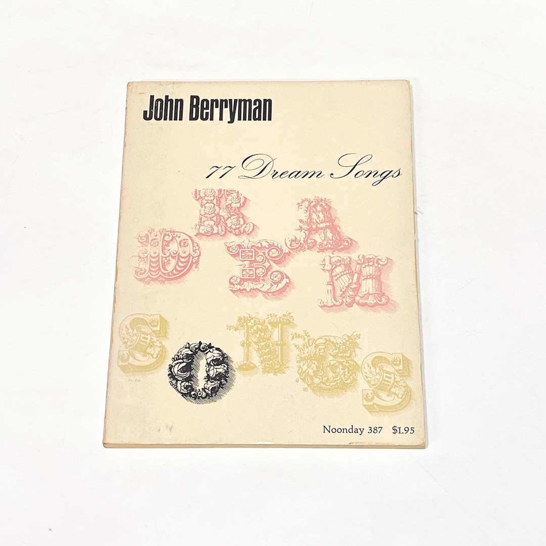 77 Dream Songs - John Berryman - Poem Book of Poetry Collection ...