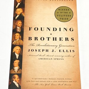 Founding Brothers Joseph Ellis History Book Non-fiction Paperback Book ...