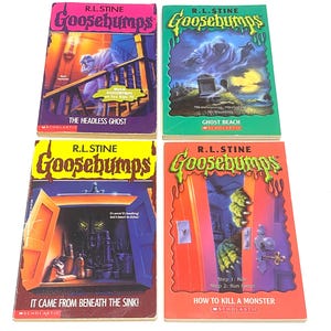 Goosebumps - RL Stine - Young Adult Paperback Horror Book Lot of 13 ...