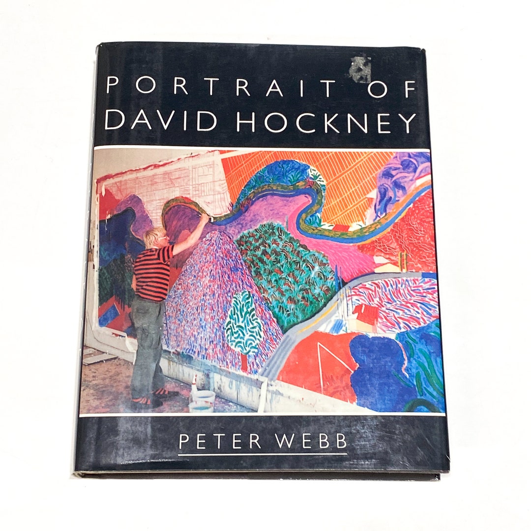 Portrait of David Hockney Biography Peter Webb Vintage Hardcover Book ...