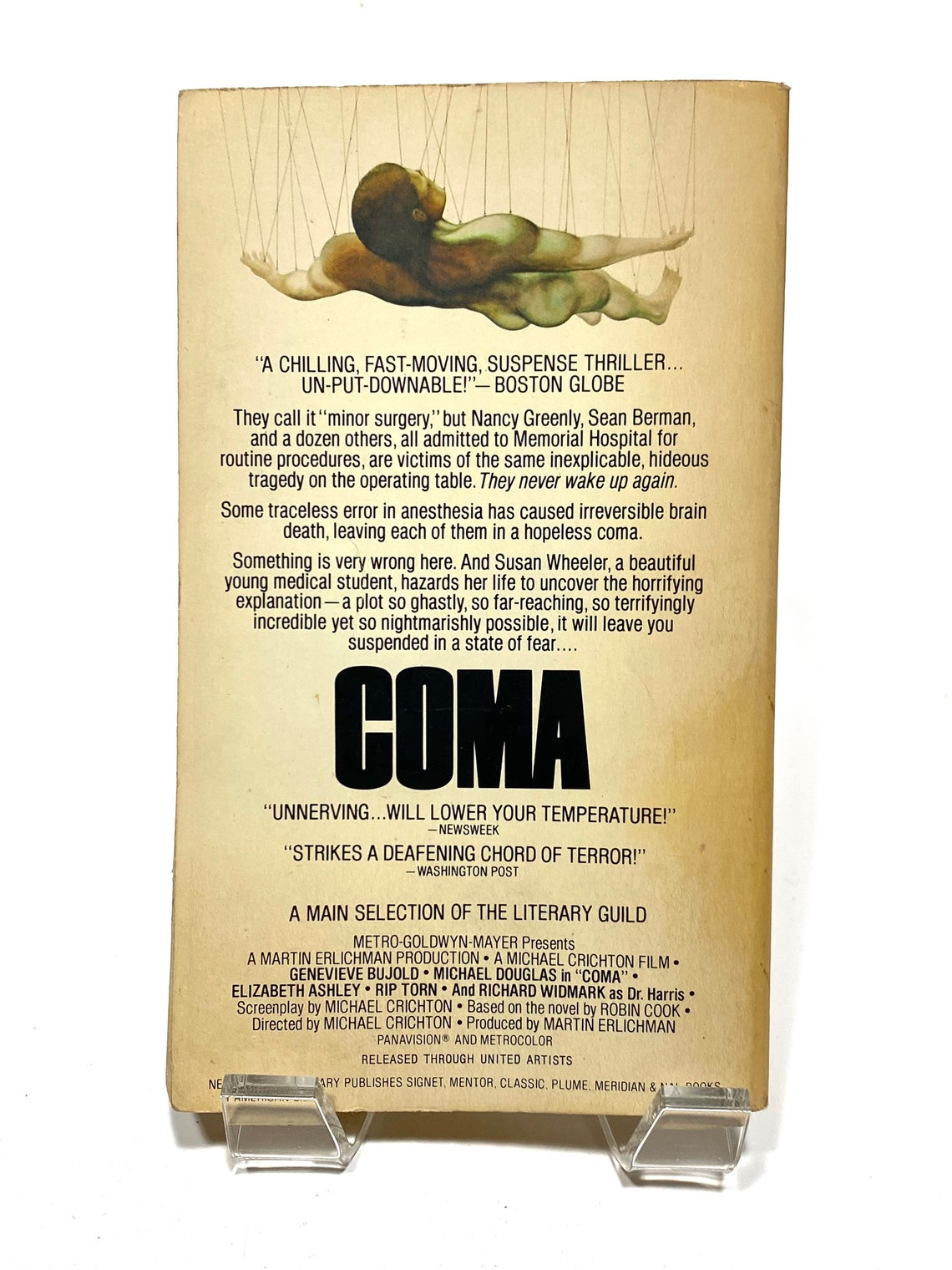 Coma Robin Cook Science Fiction Paperback Vintage Book - Etsy