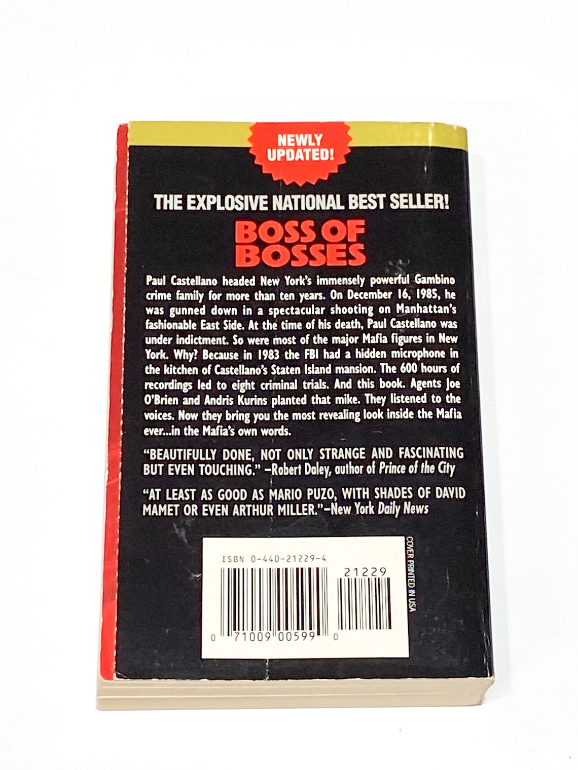 Boss of Bosses Paul Castellano the Fall of the Godfather - Etsy