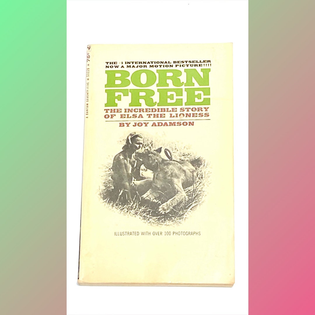 Born Free - Story of Elsa the Lioness - Joy Adamson - Vintage Paperback ...