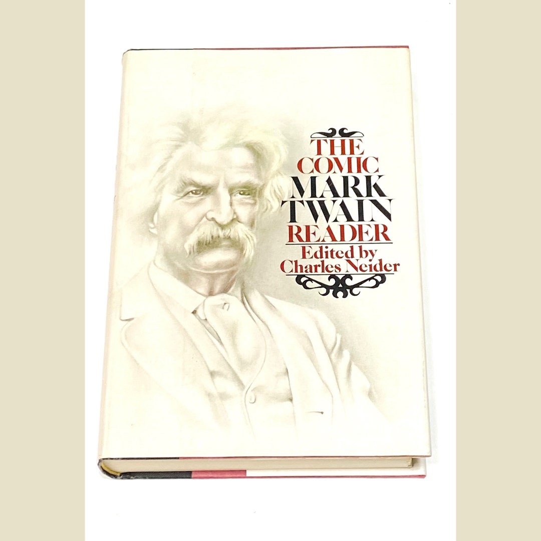 The Comic Mark Twain Reader - Vintage Hardcover Book 1977 - Short ...