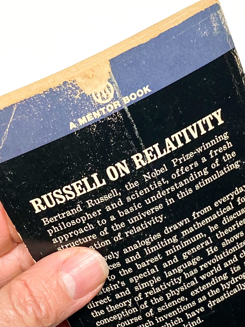 The ABC of Relativity Bertrand Russell Vintage Science - Etsy