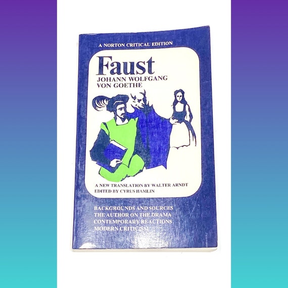 Faust Play by Johann Wolfgang von Goethe Paperback | Etsy