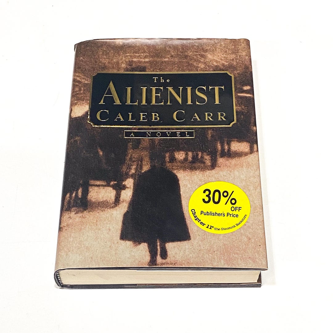 Vintage Hardcover Book the Alienist by Caleb Carr - Contemporary ...