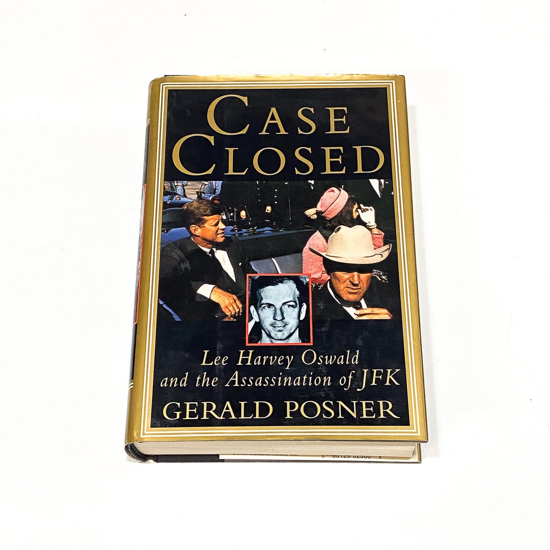 Case Closed Lee Harvey Oswald JFK Assassination - Classic Book - Retro ...