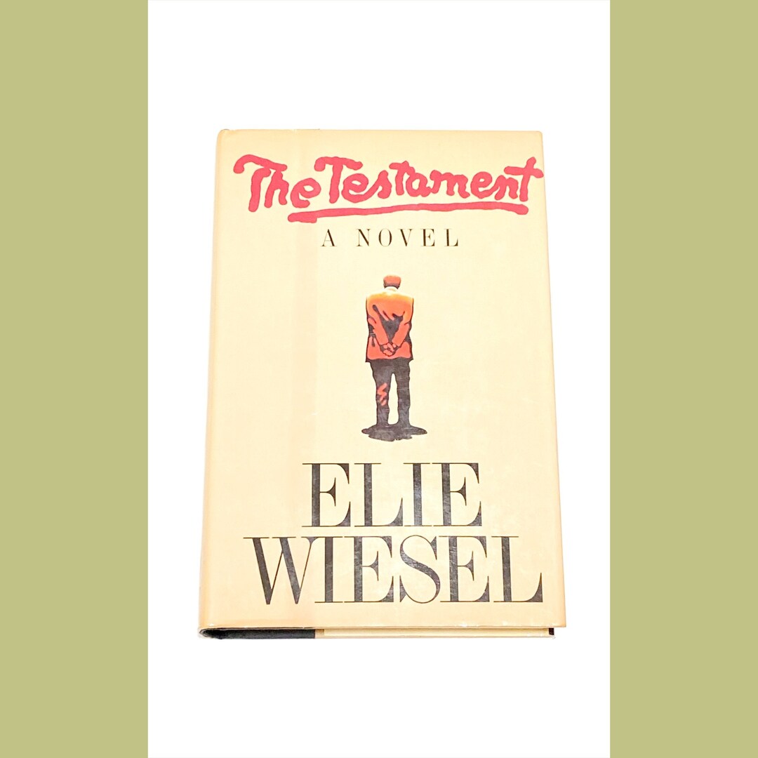 The Testament - Elie Wiesel - Contemporary Fiction - Vintage Hardcover ...