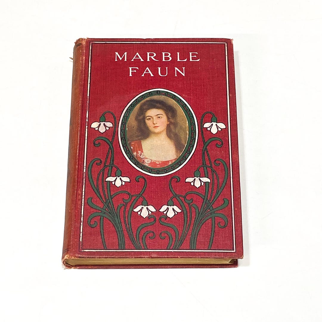 Vintage Marble Faun by Nathaniel Hawthorne - Classic Literature Book ...