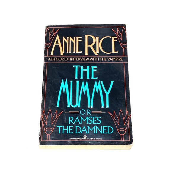 Anne Rice the Mummy or Ramses the Damned Vintage Paperback - Etsy