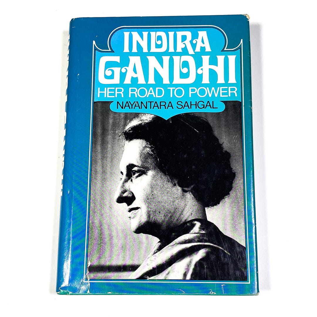 Used Biography Book - Indira Gandhi Memoir Bio - Her Road to Power ...