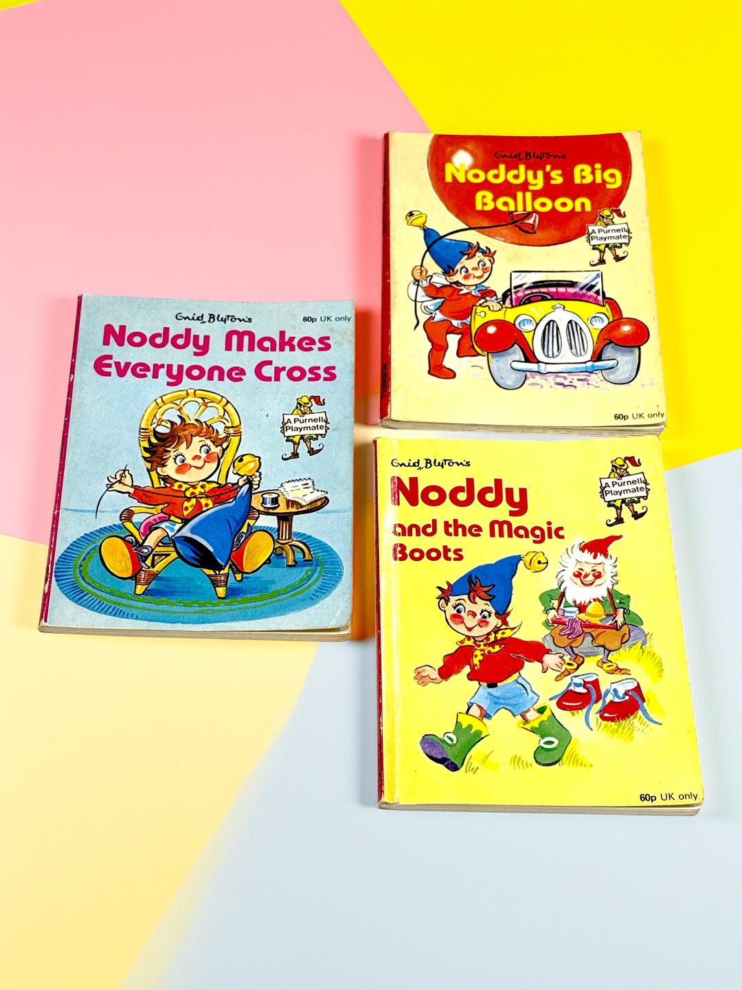 Enid Blyton Noddy Book Set of 3 – Classic Children’s Stories – Vintage ...