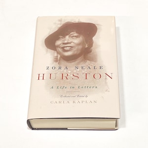 Used Biography Book - Zora Neale Hurston Vintage Memoir Bio - A Life in Letters - Classic Life ...