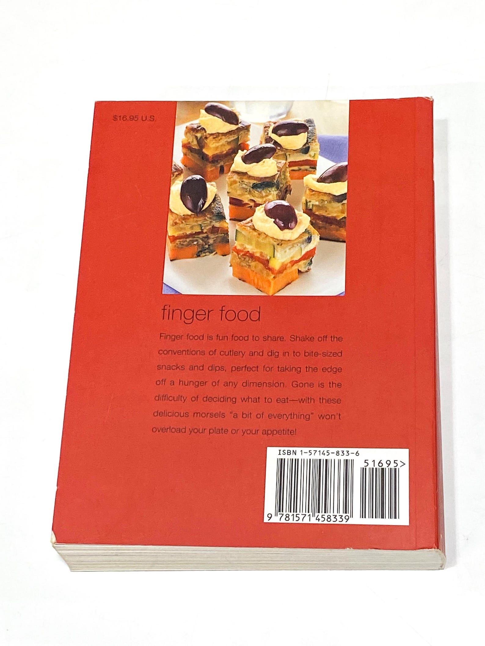 Used Cookbook - Finger Food Pie Sized Snacks - Vintage Used Cookbook ...