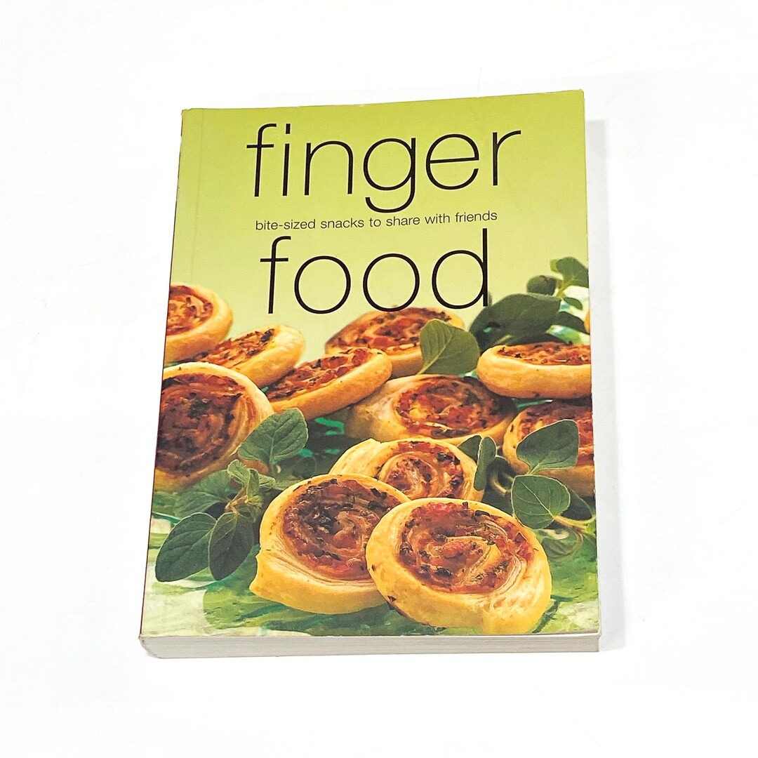 Used Cookbook - Finger Food Pie Sized Snacks - Vintage Used Cookbook ...