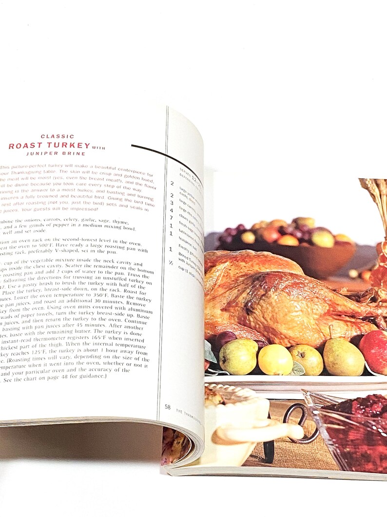 Used Cookbook - the Thanksgiving Table - Vintage - Classic Recipes ...