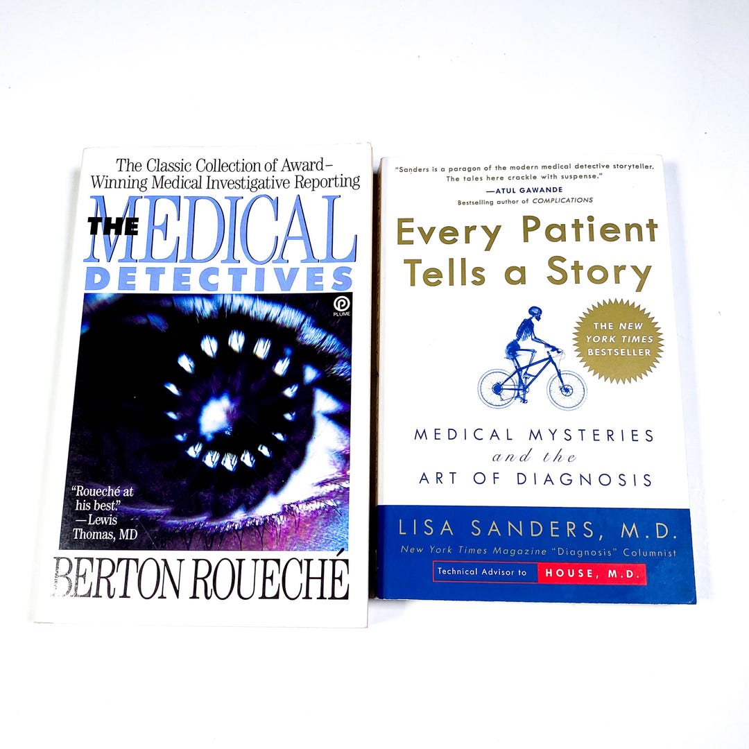 Medical Mystery Paperback Books - Berton Roueche & Lisa Sanders Lot ...