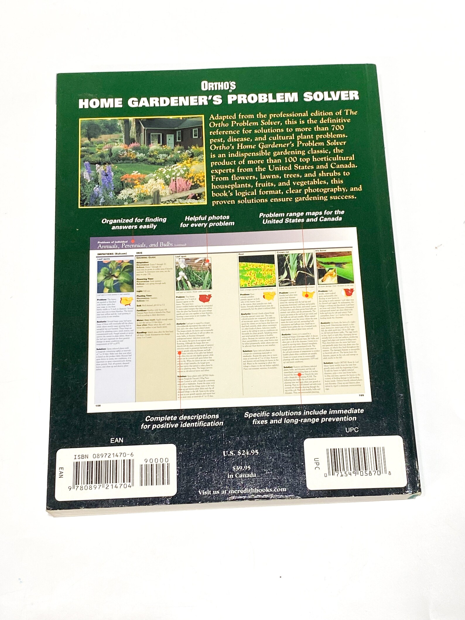 Home Gardener's Problem Solver - Gardening Book - Garden Gift Idea ...