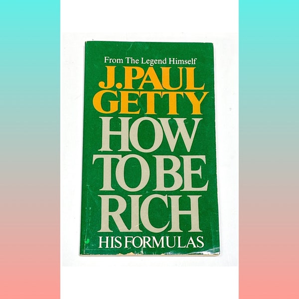 J Paul Getty Book - Etsy