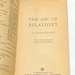 The ABC of Relativity Bertrand Russell Vintage Science Book Vintage ...