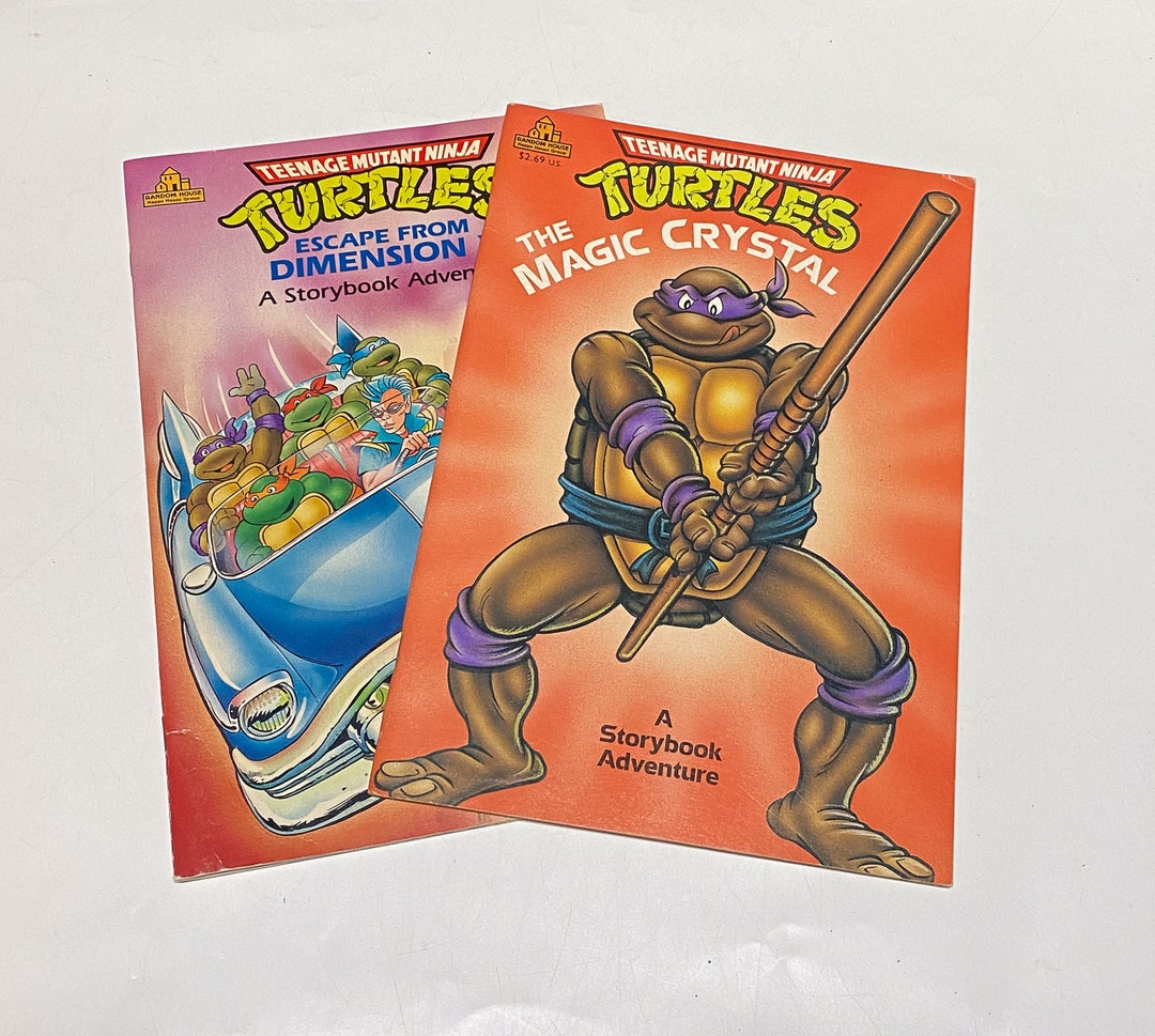 TMNT 'the Magic Crystal & Escape From Dimension X - Vintage Ninja ...