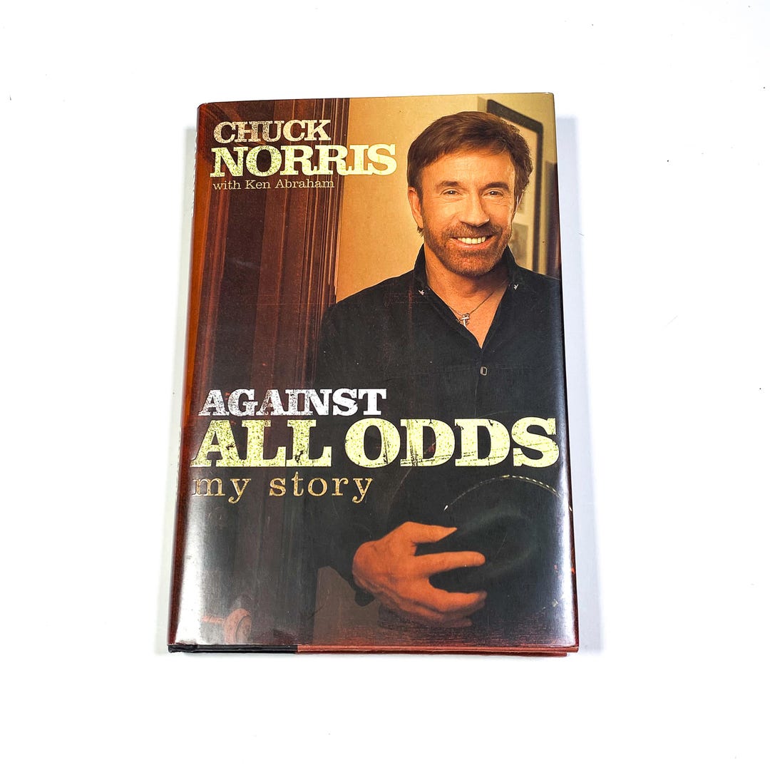 Chuck Norris Biography Against All Odds - Memoirs - Vintage Hardcover ...