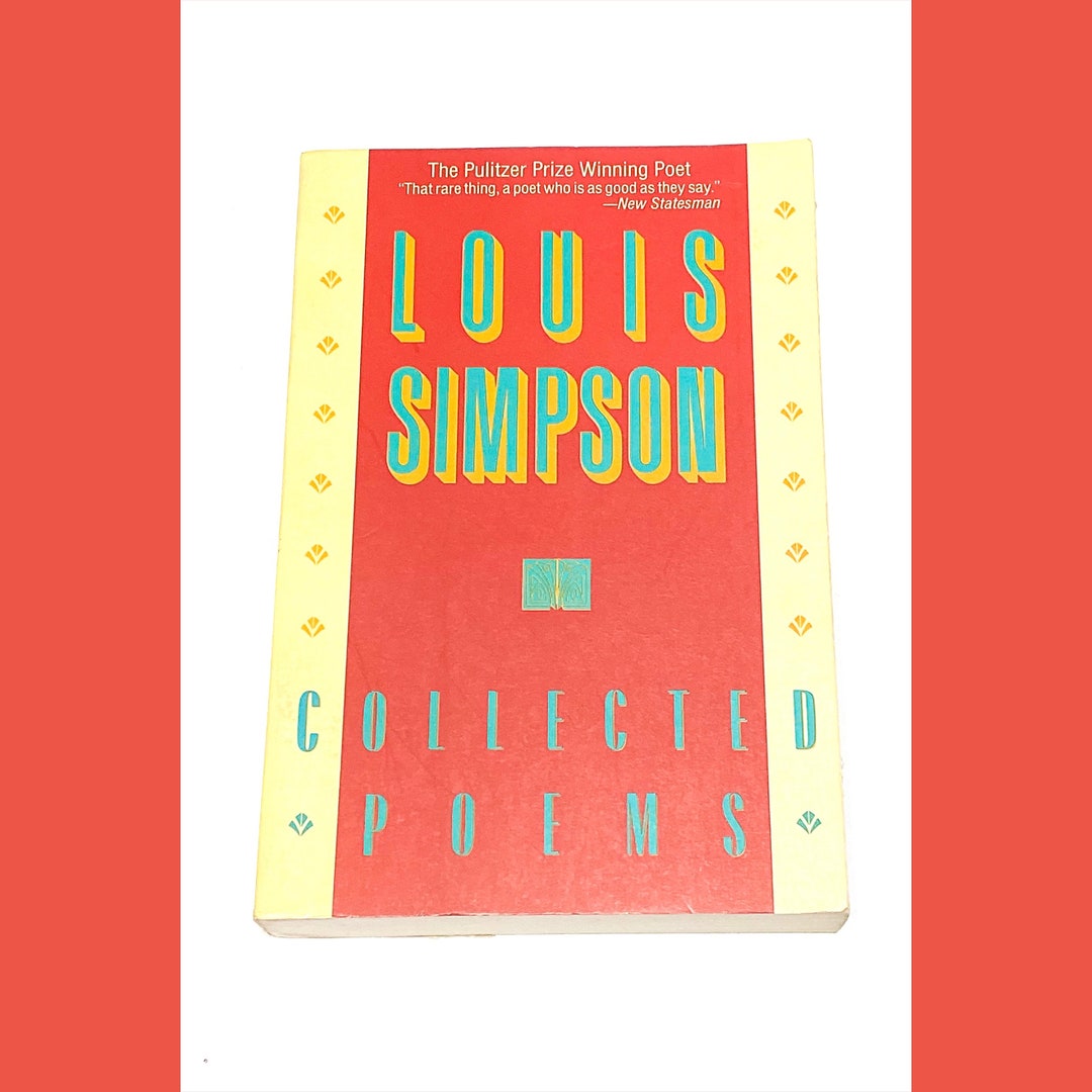 Louis Simpson - Collected Poems - Poetry Book - Vintage Paperback Book ...