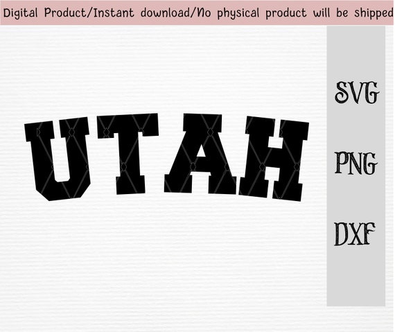 Utah Svg/dxf/png Files/usa State Clipart/instant Download - Etsy
