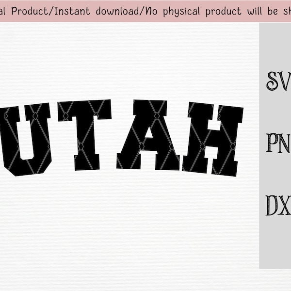 Utah State Clipart - Etsy