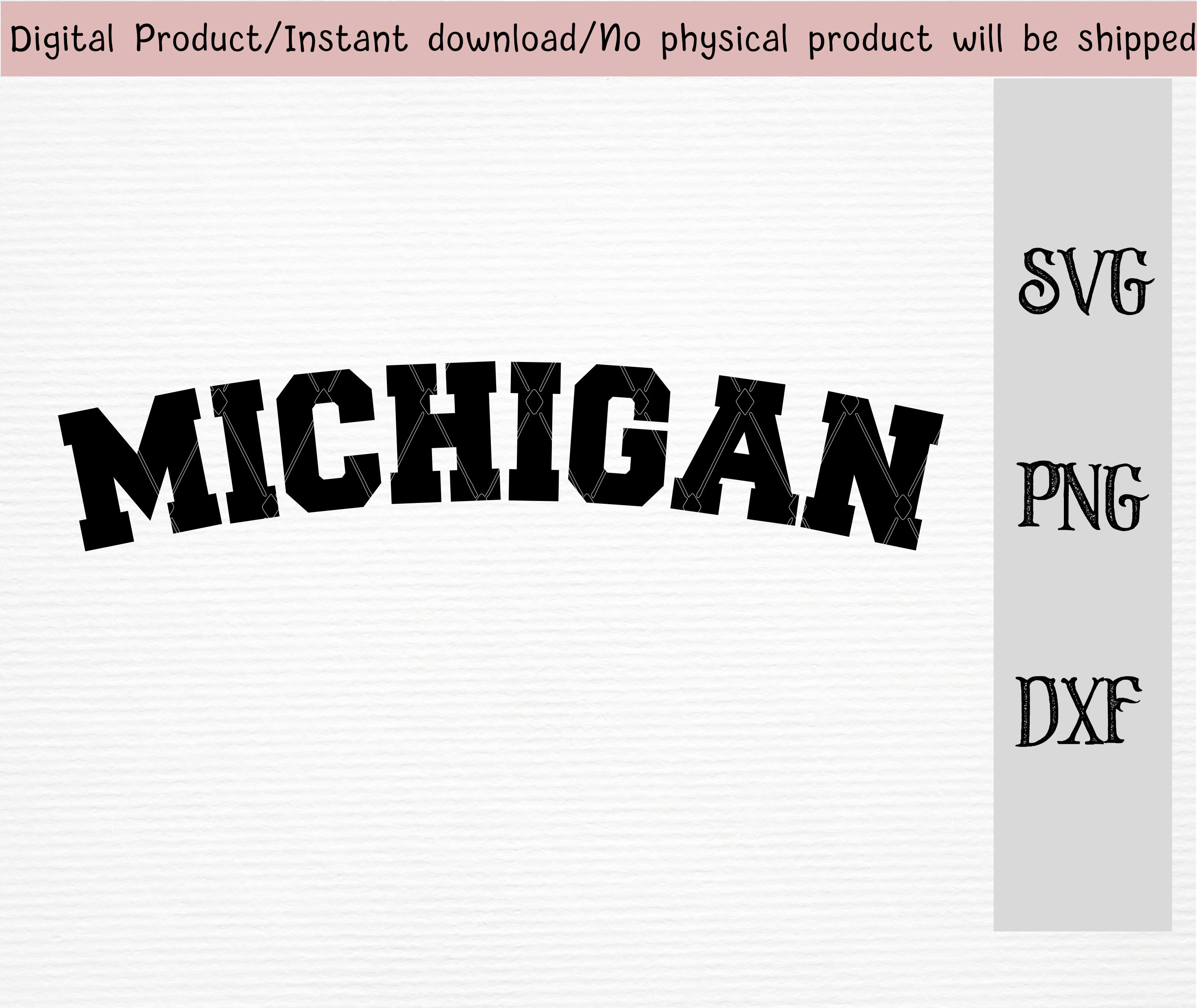 Michigan Svg/dxf/png Files/usa State Clipart/instant Download - Etsy
