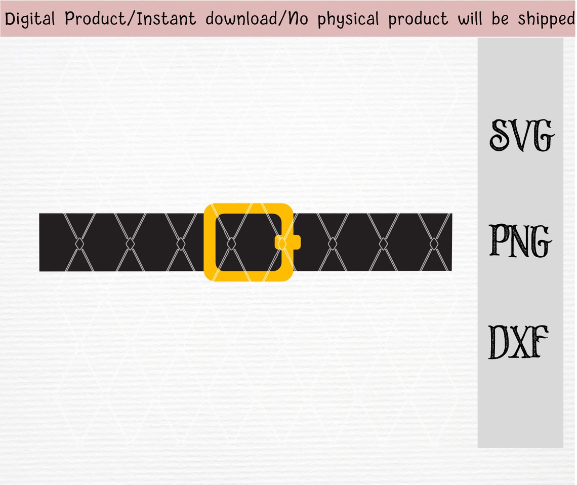 Santa Belt SVG/PNG/DXF Files/ for Cricut/silhouette - Etsy Australia