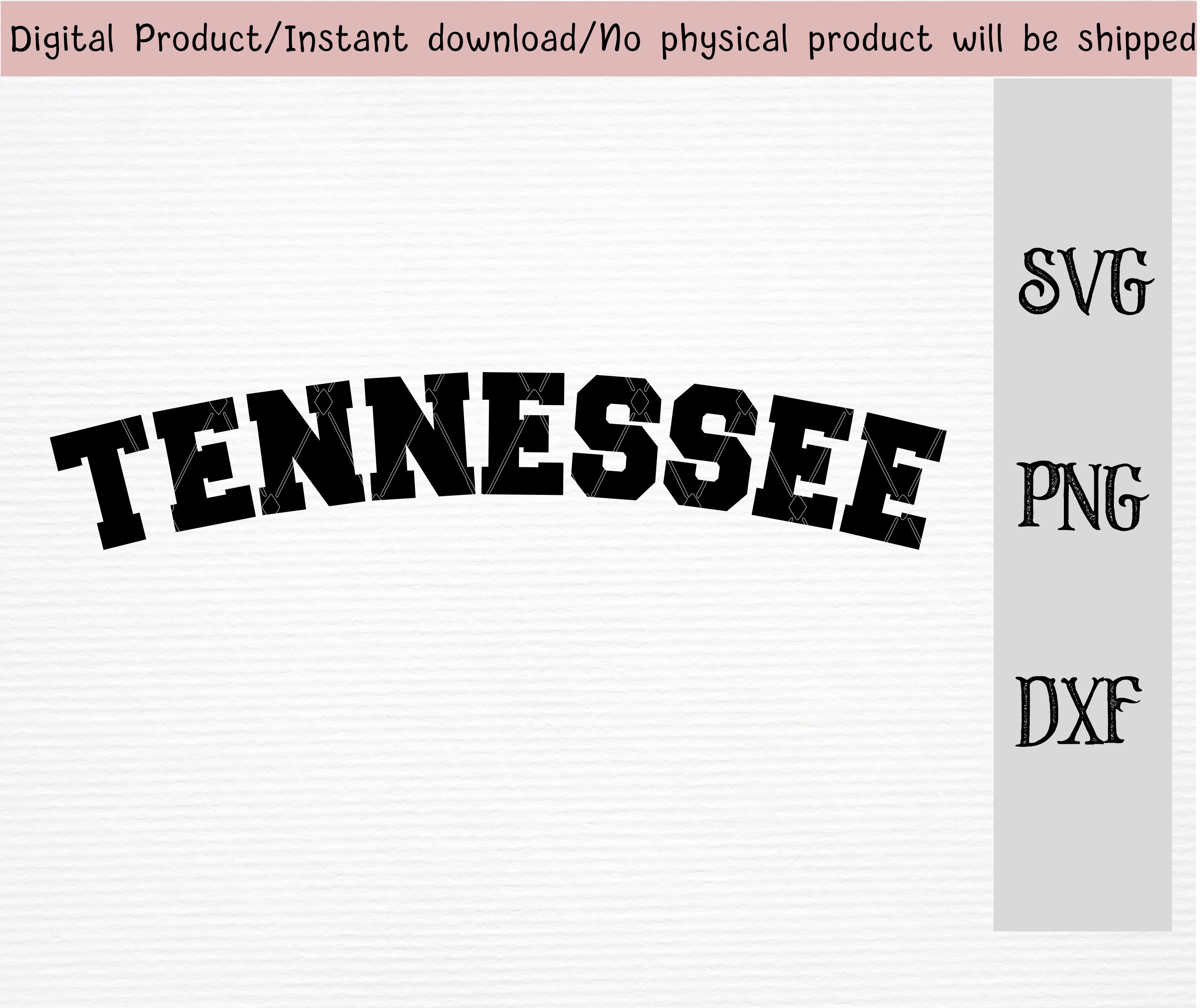 Tennessee Svg/dxf/png Files/usa State Clipart/instant Download - Etsy