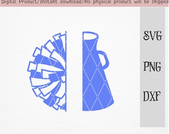 Cheer Dad With Split Megaphone SVG/PNG/DXF Files/ for - Etsy Australia