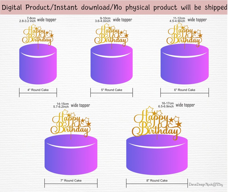 Happy 57th Birthday Cake Topper/birthday Cake Decoration - Etsy