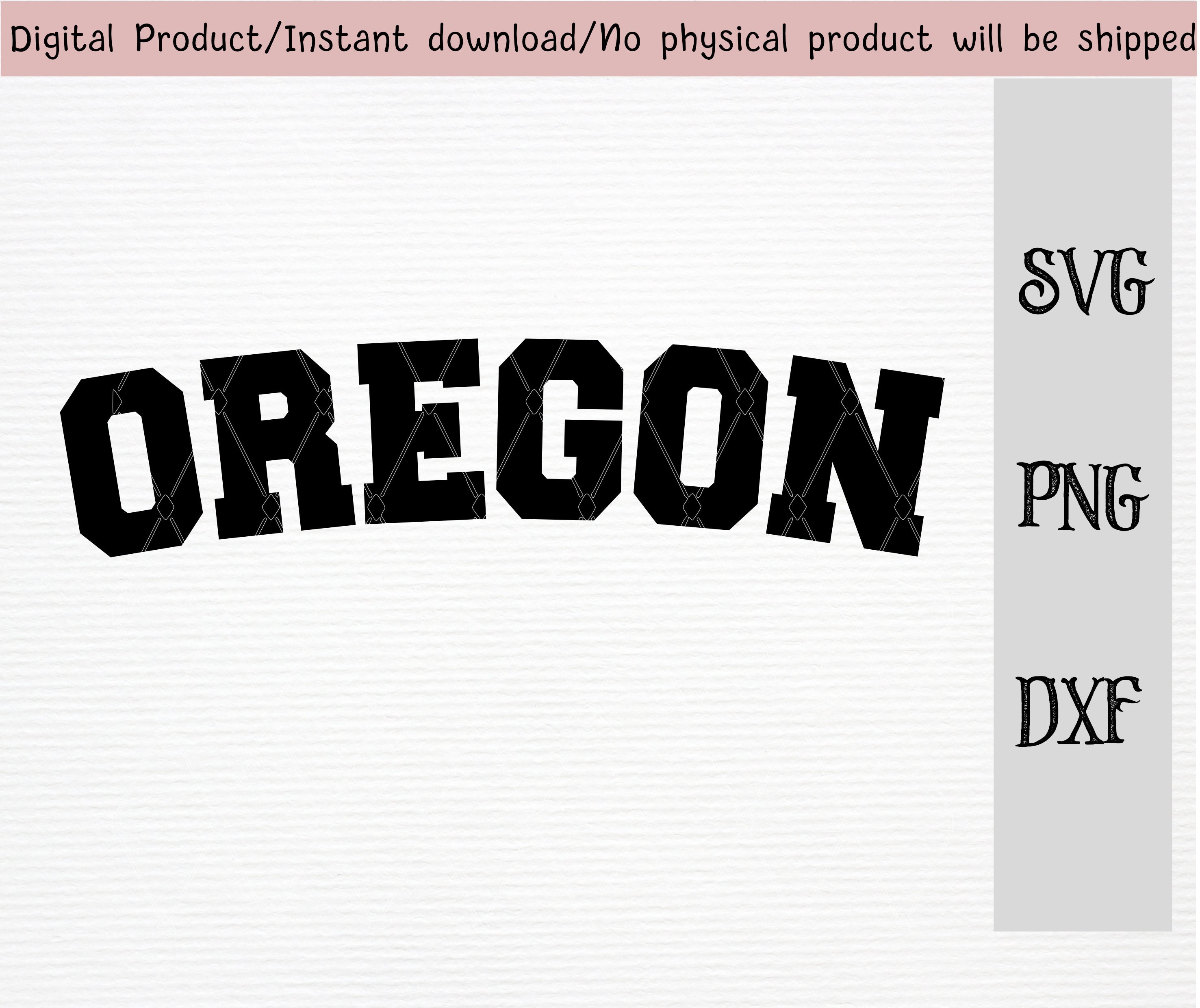 Oregon Svg/dxf/png Files/usa State Clipart/instant Download - Etsy