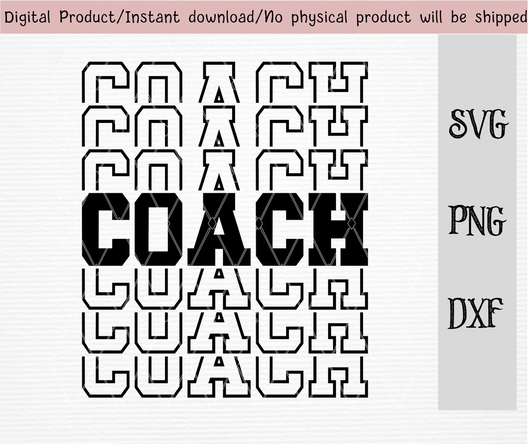 Mirror Coach Letters SVG/PNG/DXF Files/ for Cricut/silhouette Machine ...
