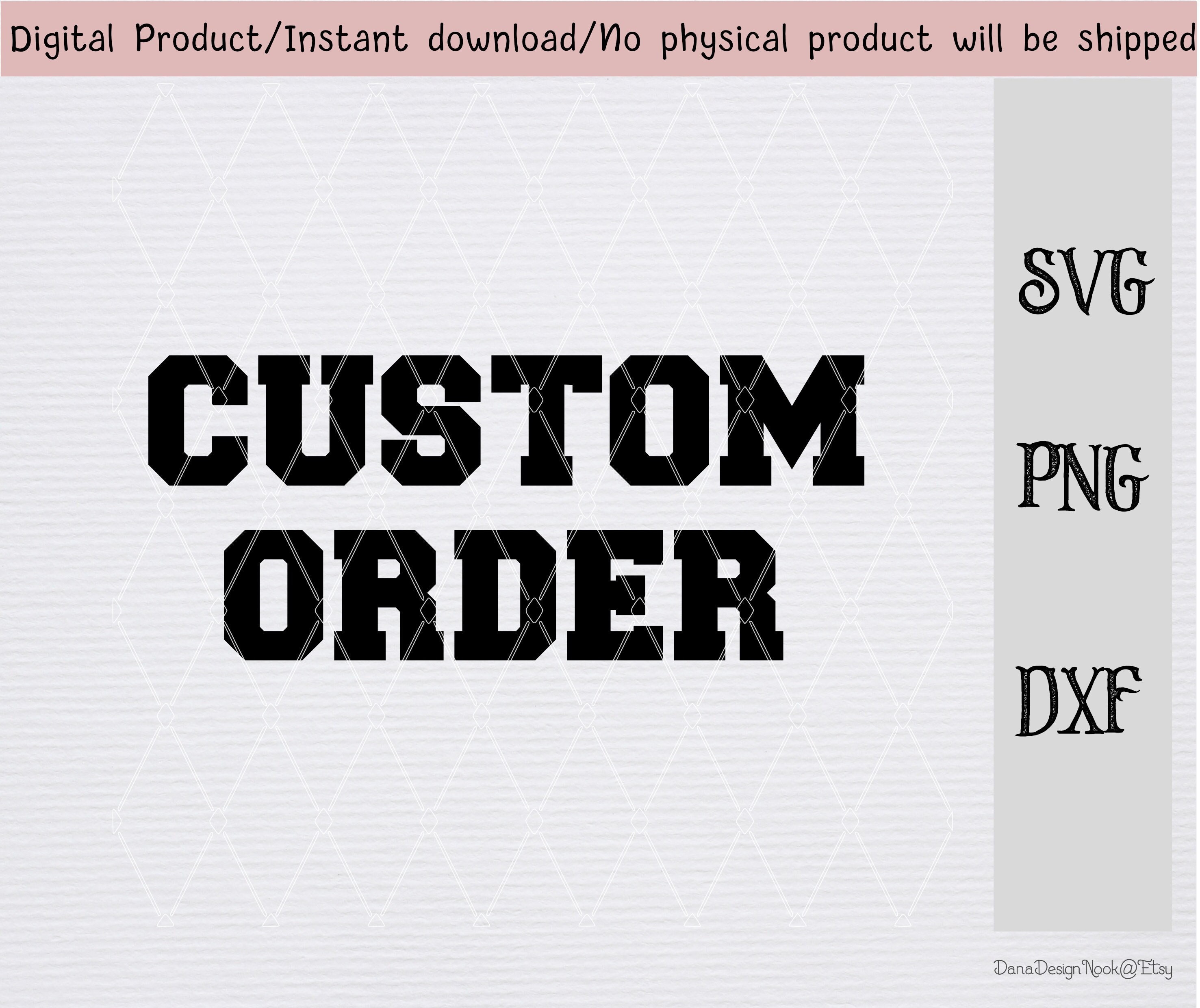 Custom PNG Files/instant Download - Etsy