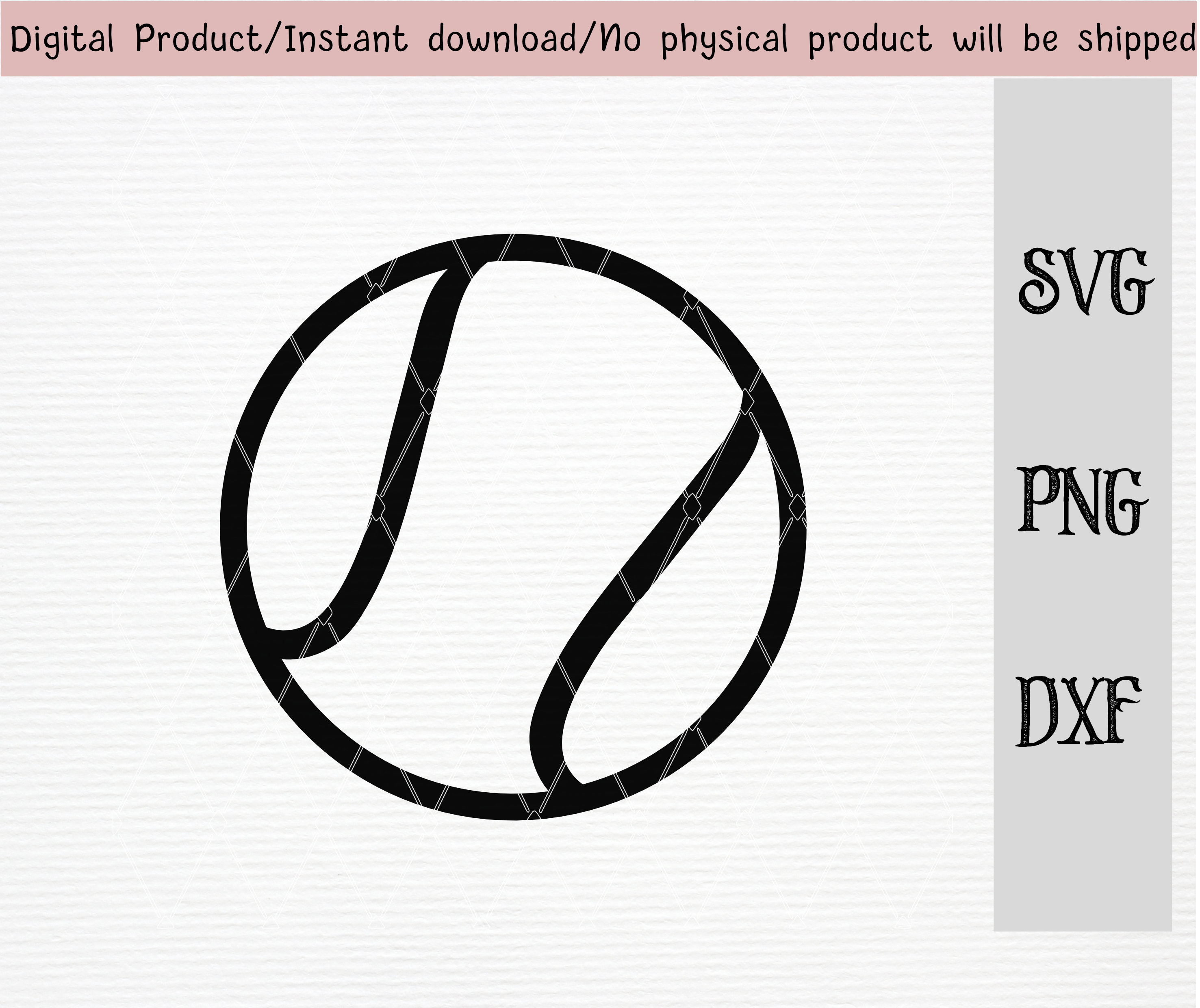 Tennis Ball SVG/PNG/DXF Files/ Black Line Drawing Tennis Ball for ...