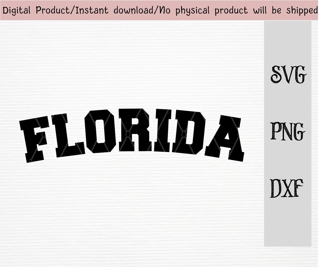 Florida Svg/dxf/png Files/usa State Clipart/instant Download - Etsy