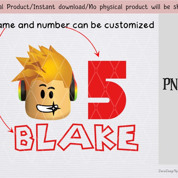 Roblox Number Svg - Etsy