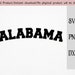Alabama Svg/dxf/png Files/usa State Clipart/instant Download - Etsy