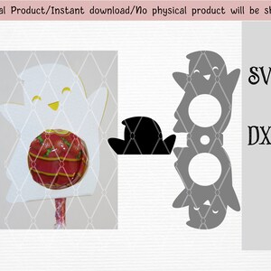 Bundle of 3 Halloween Lollipop Holder Svg/dxf/cut Files FOR Cricut/silhouette Ready to Use ...