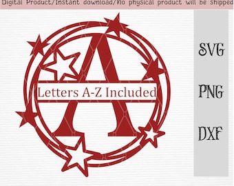 Split Capital Letter Monogram SVG/DXF/PNG Files/split Captital Letter N ...
