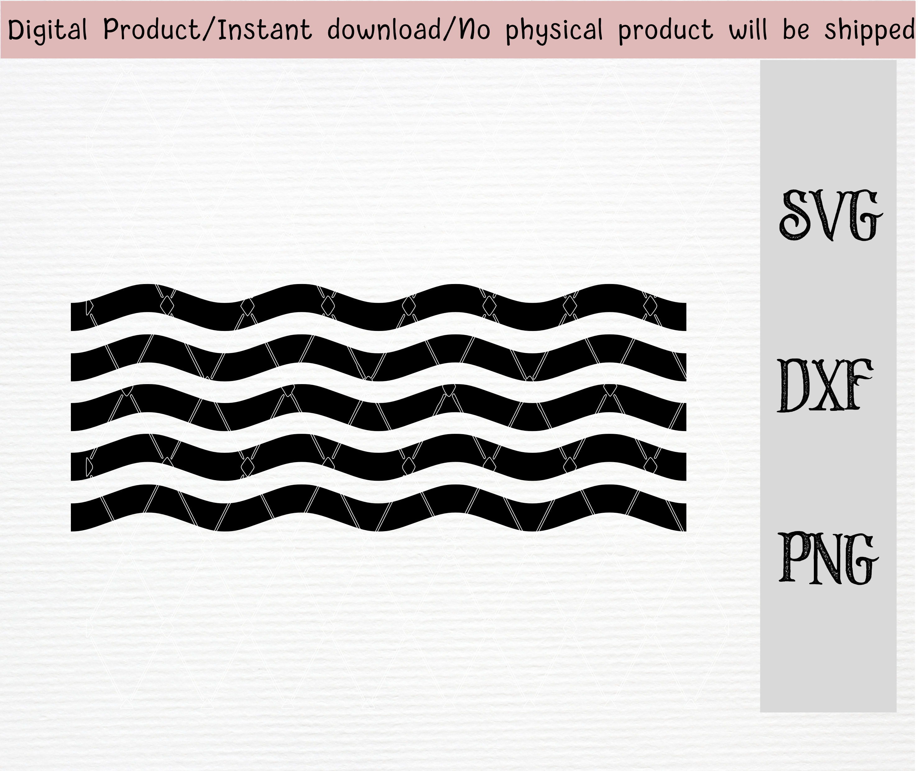 Seamless Wave Pattern SVG/DXF/PNG Files/ Seamless Pattern - Etsy Australia