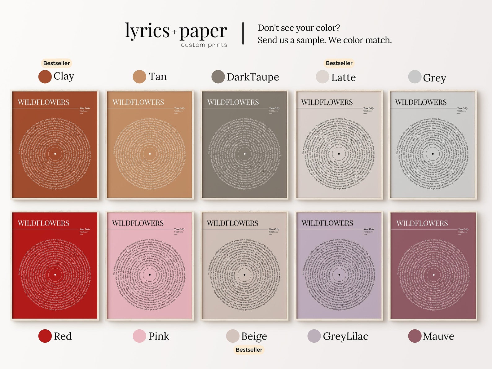 Record Lyrics Personalized Song Print Favorite Song Digital - Etsy